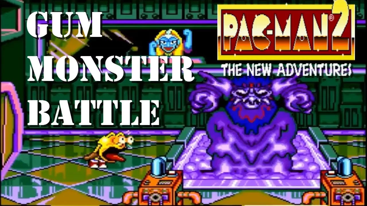 Pac-Man 2: The New Adventures (Sega Genesis) - ABC Gum Monster Boss ...