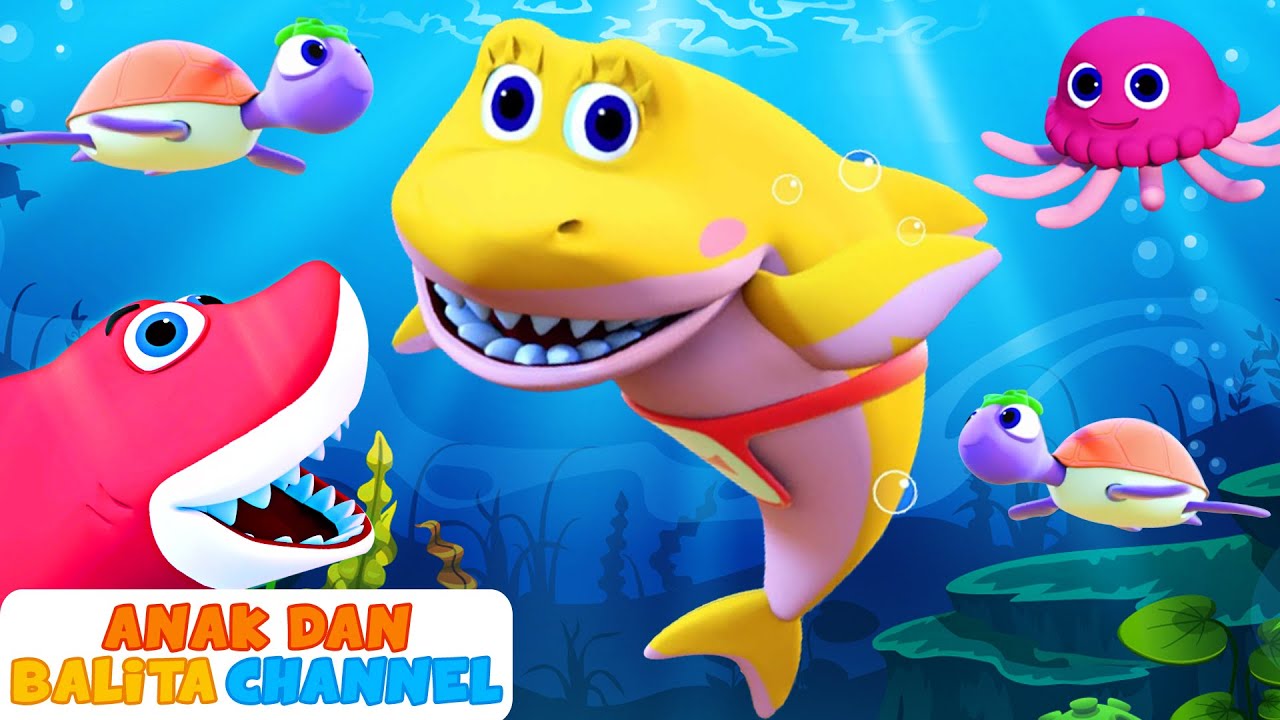 Sepuluh Bayi Hiu | Lagu Hiu | Lagu Anak Anak | ABC Bahasa Indonesia ...