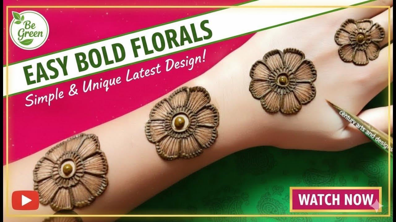 Amazing Back Hand Mehndi Design | Beautiful Mehndi Designs - YouTube
