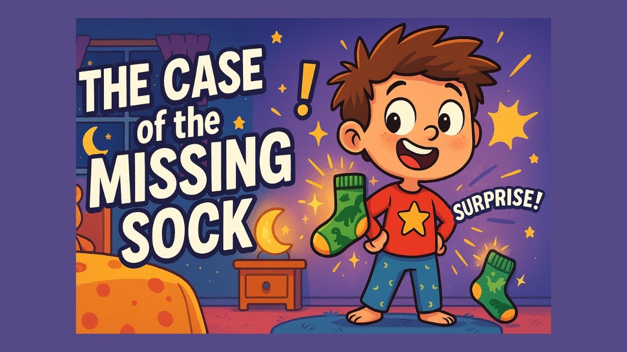 The Case of the Missing Sock 🧦 | Funny Kids Poem with Animation - YouTube