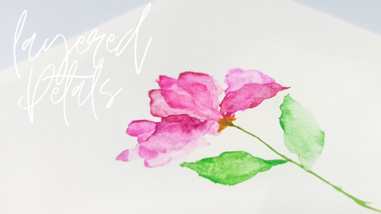 Realtime Layered Petal + Realtime Lettering | @calligraphyislifee - YouTube