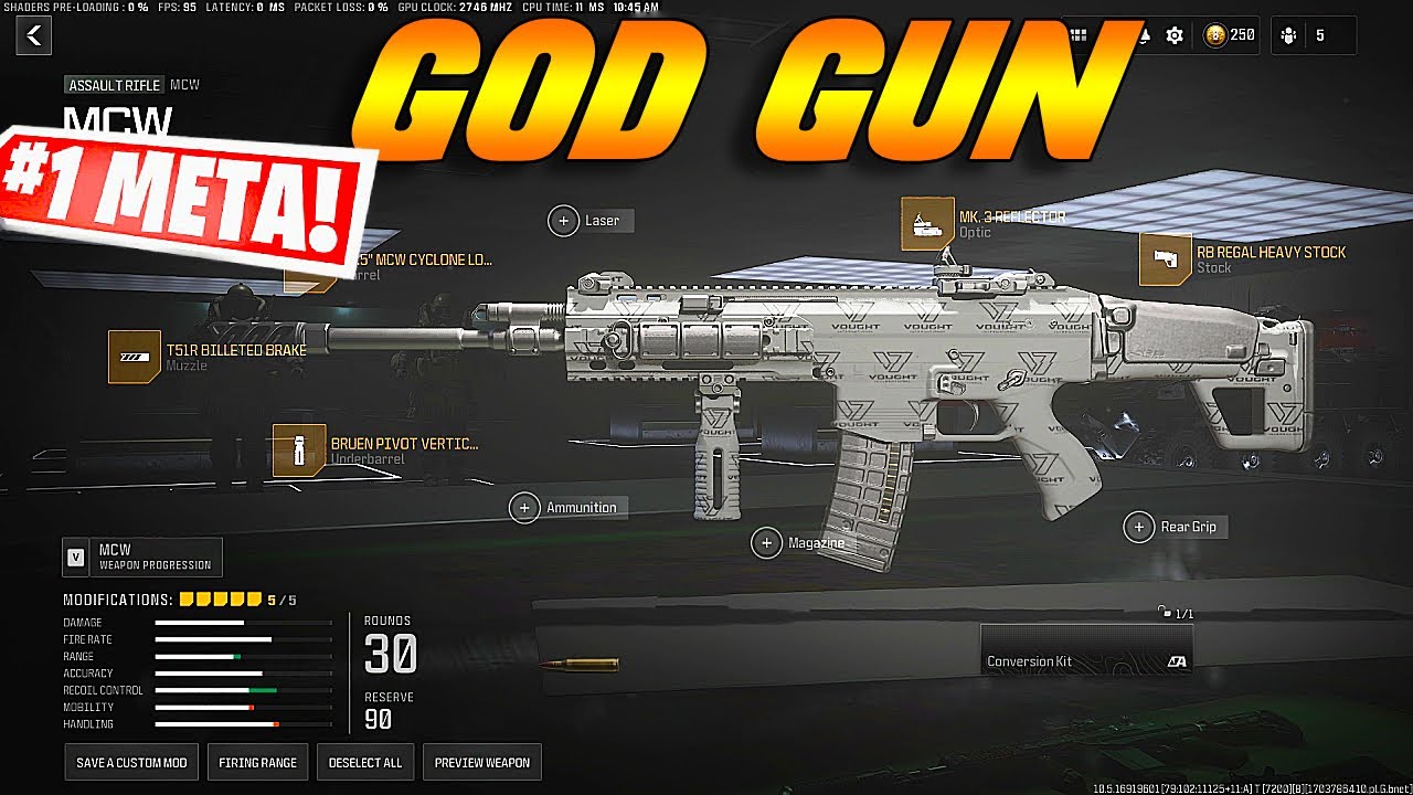 THE #1 MCW BUILD IS INSANE IN MW3🤯 (Best MCW Class Setup)- MODERN ...