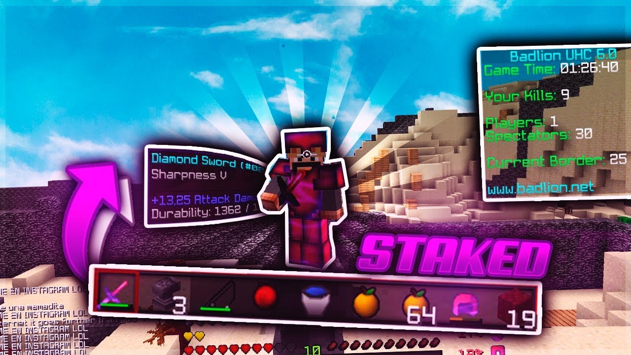 SHARPNESS V + FULL PROTE 3 = ( ͡° ͜ʖ ͡°) WIN! [UHC HIGHLIGHTS] - YouTube