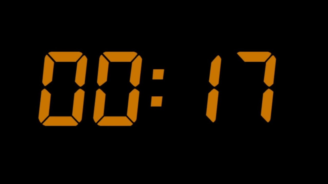 17 Second Countdown Timer - YouTube