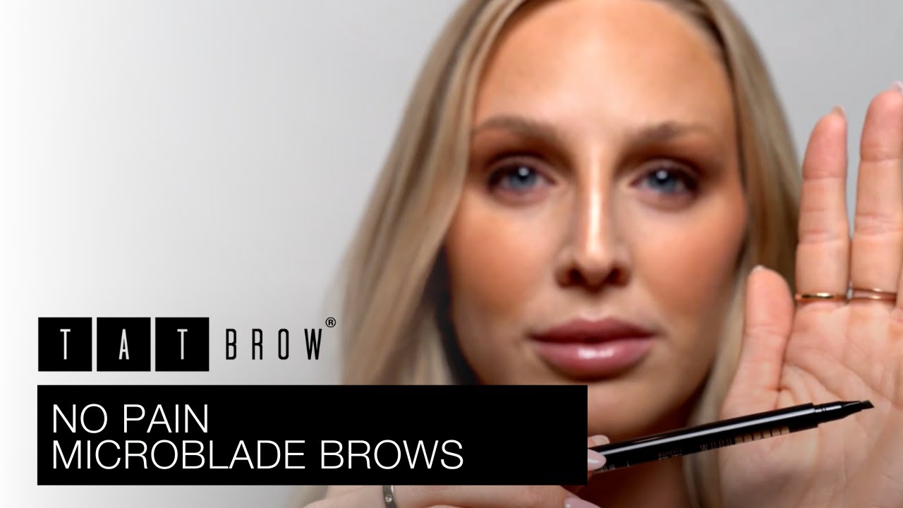 NO PAIN Microblade Brows | Get Hair-Like Strokes with a Microblade Pen ...