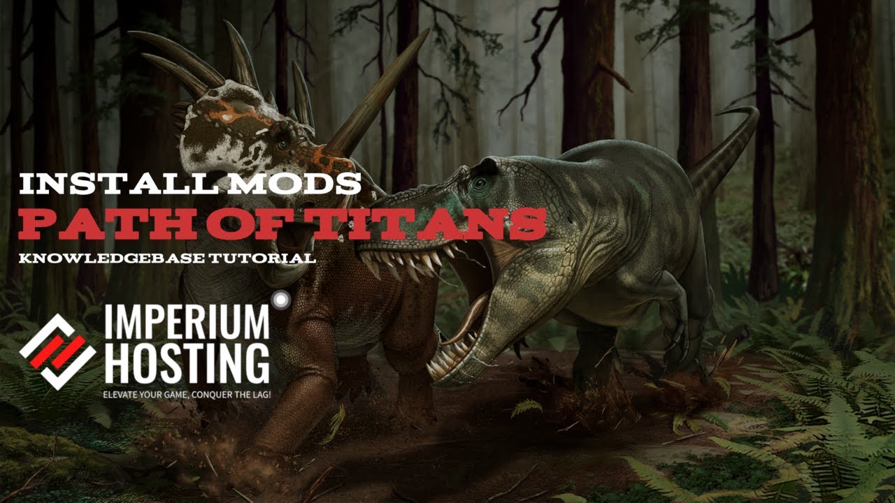 Path of Titans How to Install Mods - YouTube