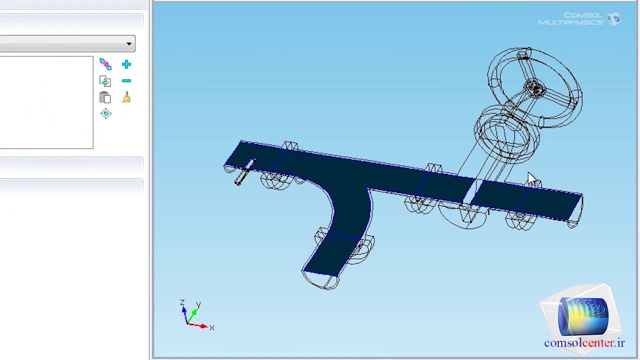 COMSOL gif - Simulating a Closing Gate Valve (1) - YouTube