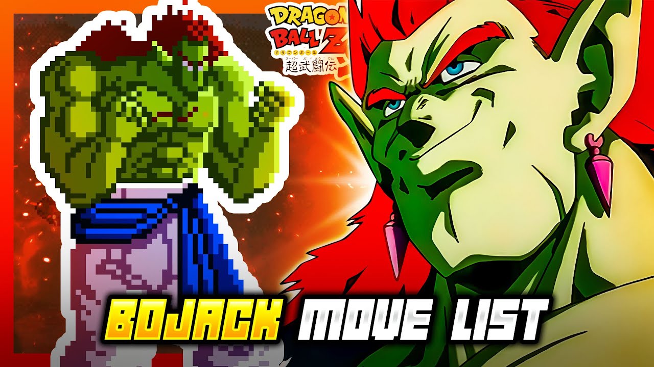 BOJACK MOVE LIST - Dragon Ball Z Super Butouden 2 (DBZSB2) - YouTube
