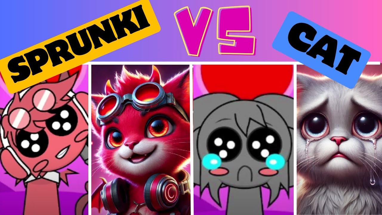 😍 Sprunki Goes Full Cat Mode: Cute Time Love Edition! | Sprunki VS CAT ...