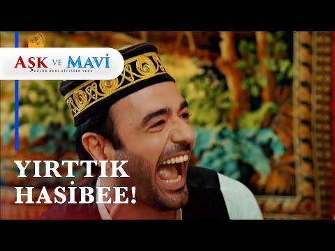 Dükkan kalabalık olunca İlyas ve Hasibe'nin keyfi gıcırr! - Aşk ve Mavi 60. Bölüm