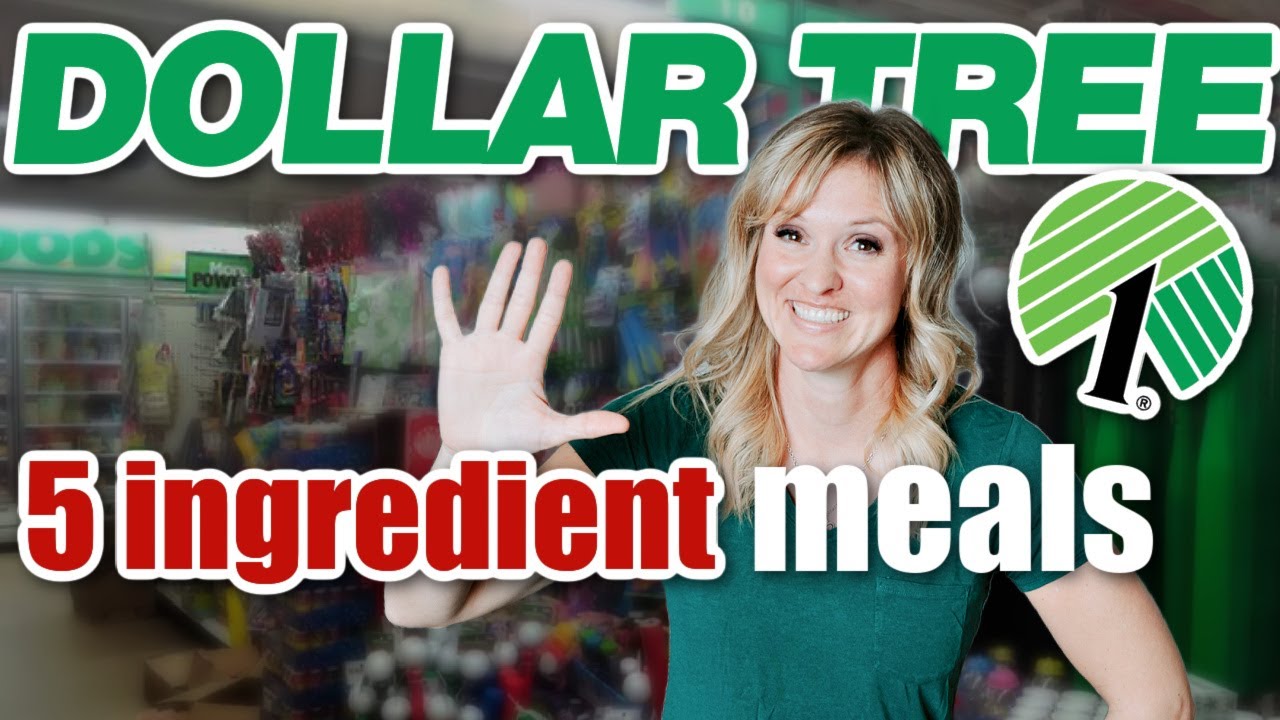 DOLLAR TREE 5 Ingredient Dinners | 5 Quick & CHEAP Recipe Ideas ...