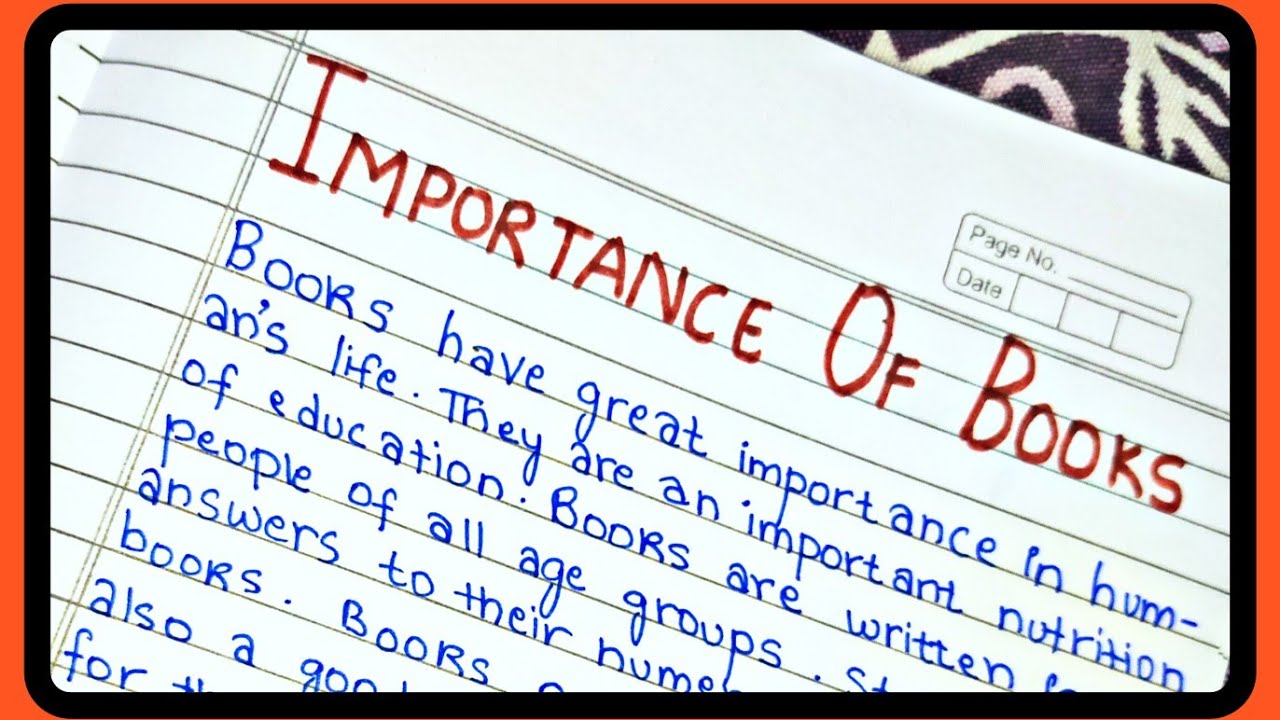Importance of books || Essay on Importance of books || #trending ...