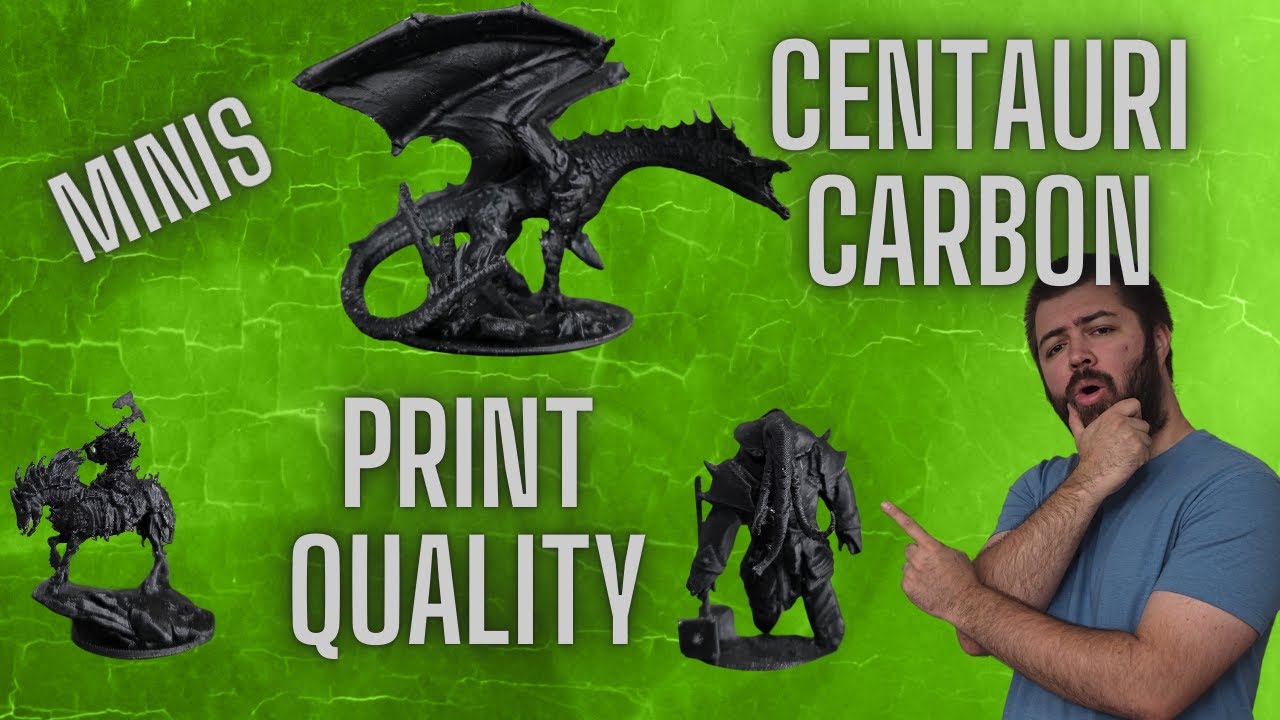 Testing the Centauri Carbon's print quality with 3d printed table top ...