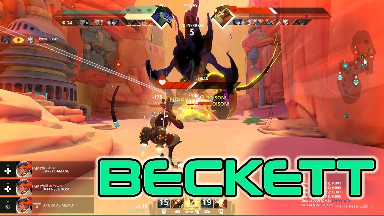 Gigantic Beckett gameplay XboxOne/PC - YouTube