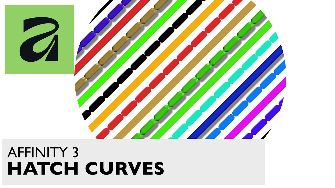 AFFINITY 3 HATCH Curve Basic Designs | How To Canva - YouTube