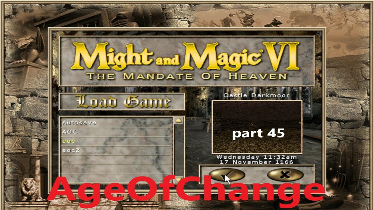 Might and Magic VI part 45 FOREVER INSIDE CASTLE DARKMOOR - YouTube