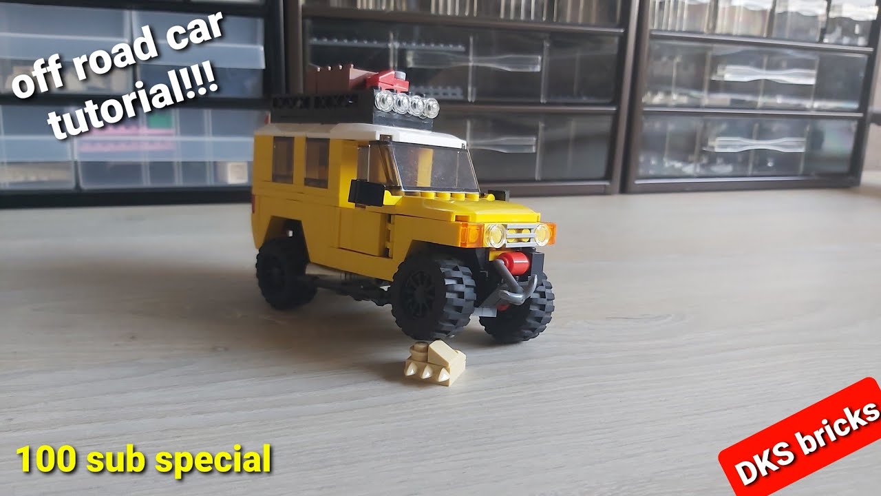 lego off road car tutorial - YouTube