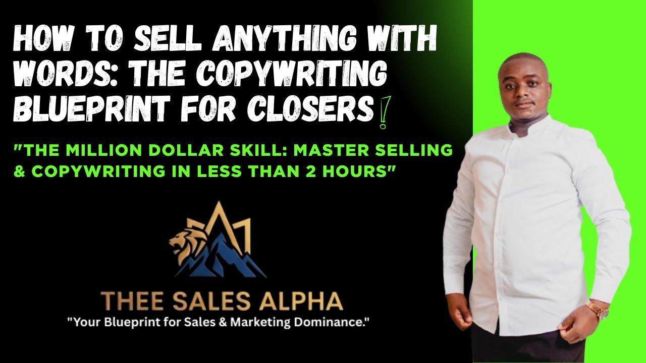 "How to Sell Anything With Words: The Copywriting Blueprint for Closers ...