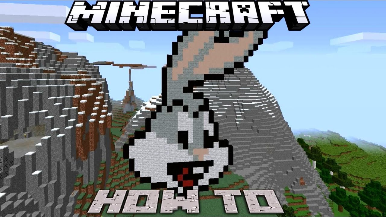 Minecraft: ~8 Bit~ HOW TO : Bugs Bunny ( Tutorial ) /W Killerkev - YouTube