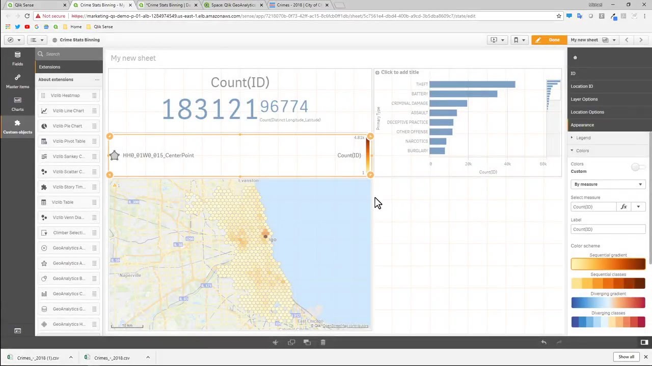 Qlik GeoAnalytics - The Binning Operation - YouTube