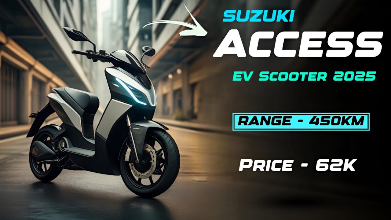 Suzuki Access Electric Scooter 2025 | RANGE : 450KM | LAUNCH DATE ...