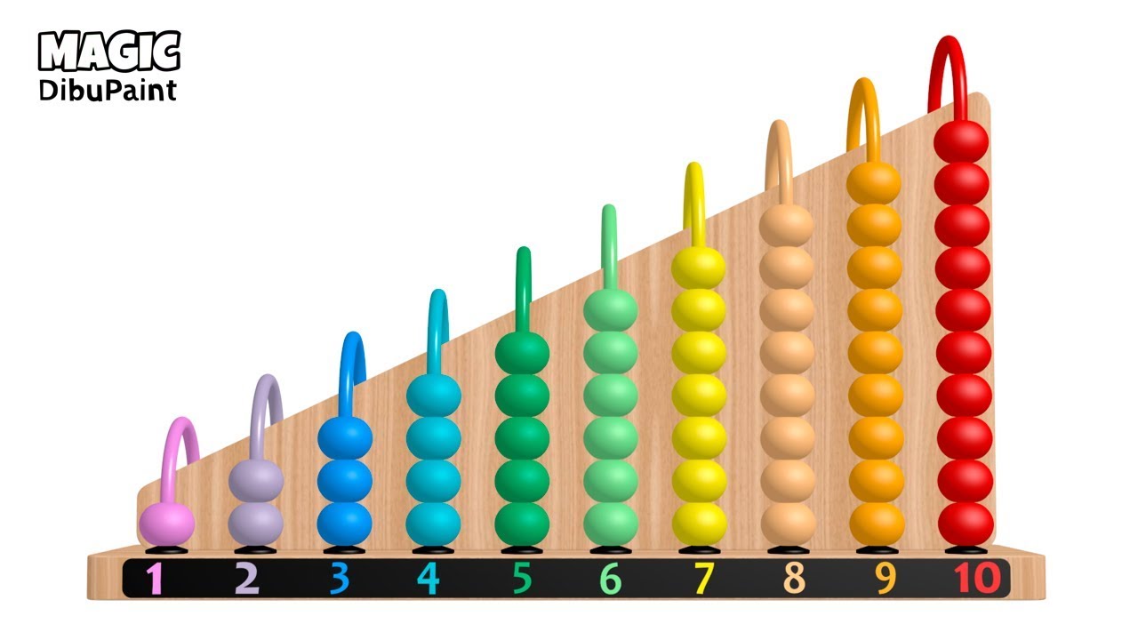 Aprende los Números con el Ábaco para Niños | Dibujos animados ...