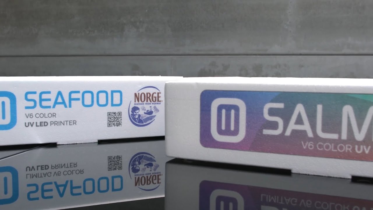 Limitronic V6 EPS | in-line COLOR printer for Expanded Polystyrene rigid boxes - YouTube