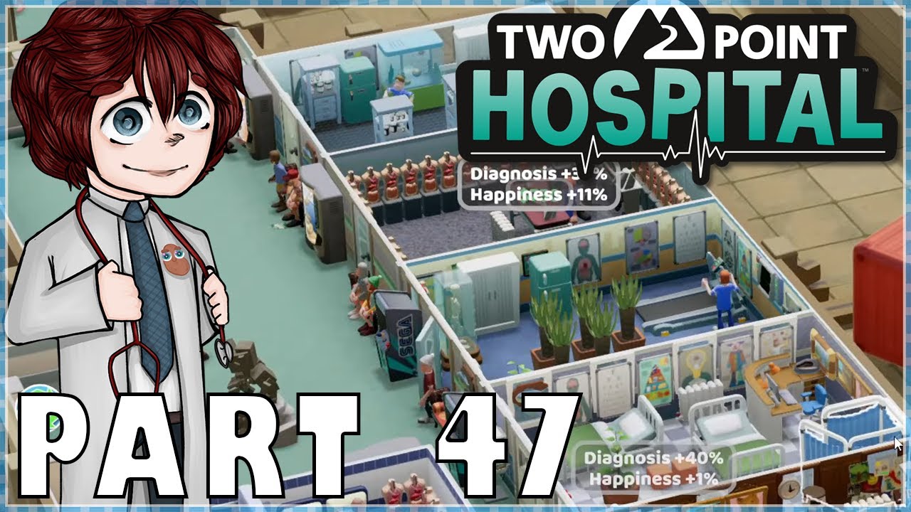 CLUTTER THE ROOMS - TWO POINT HOSPITAL Let's Play Part 47 (1440p 60FPS ...