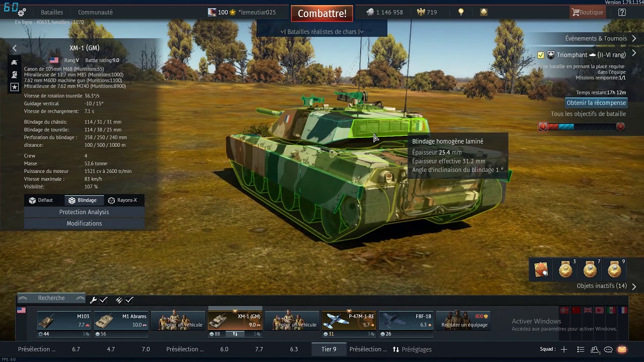 Le Xm1-GM un Mini Abrams ! / War Thunder FR - YouTube