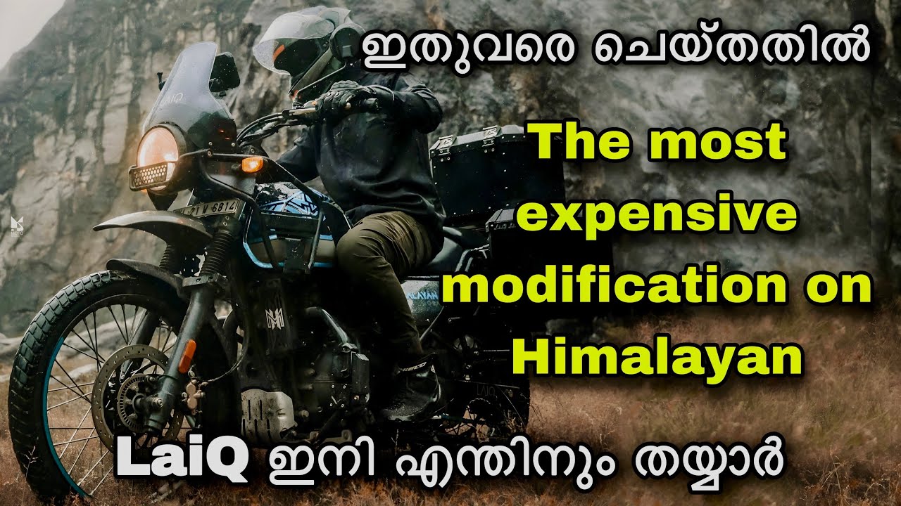 രൂപ 25,000💰പൊടിച്ചു || The best modification for Himalayan - YouTube