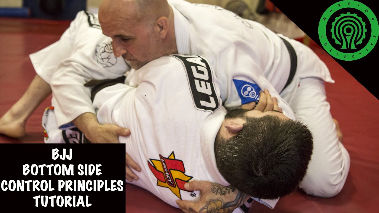 BJJ Bottom Side Control Principles Tutorial - YouTube