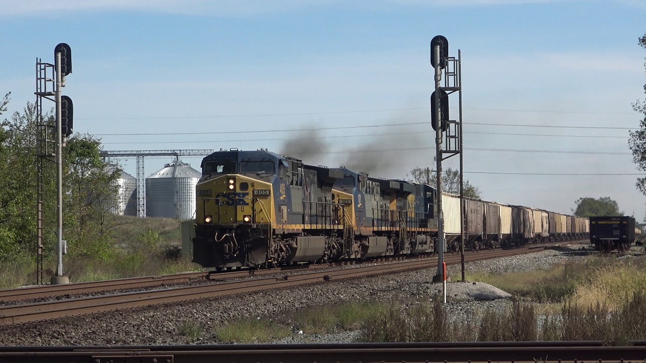 Northern Indiana Trains. October 6, 2019. CSX Garrett Sub and East ...