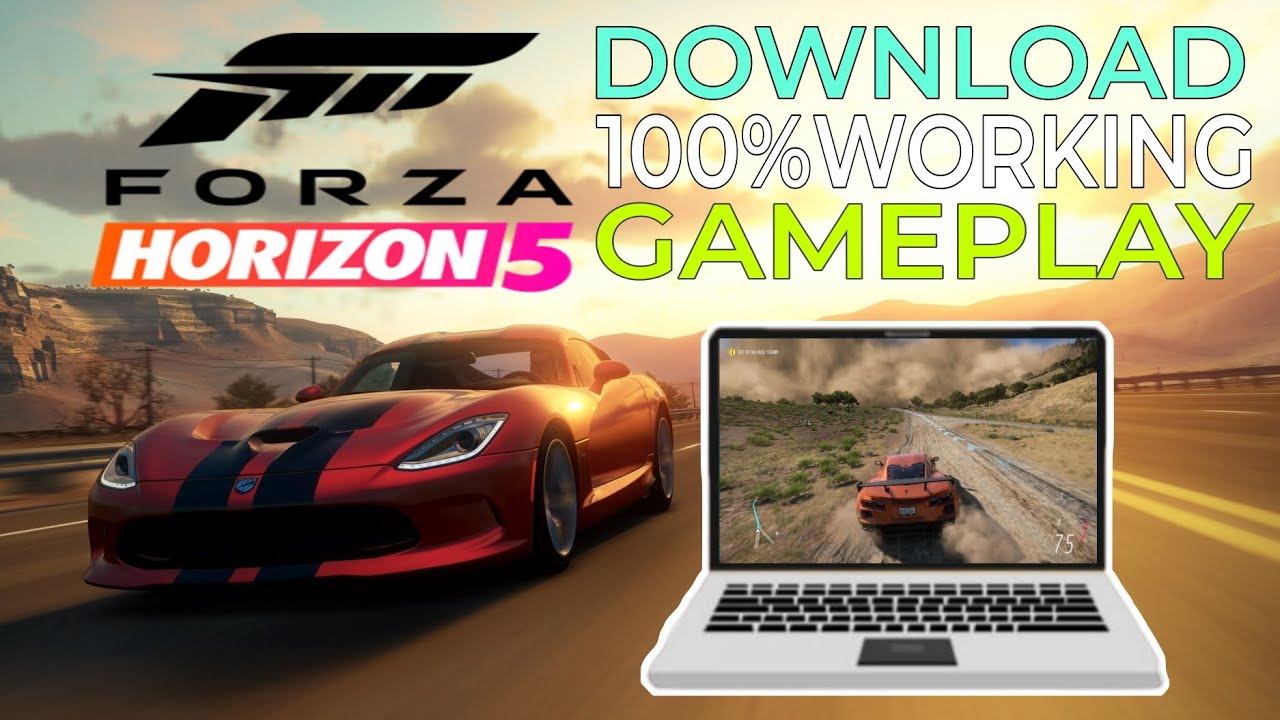 how to download forza horizon 5 in pc or laptop [gameplay] - YouTube