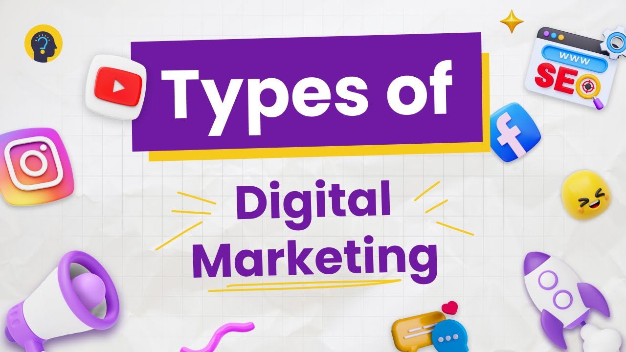 6 Must Know Types of DIGITAL Marketing EXPLAINED with Examples - YouTube