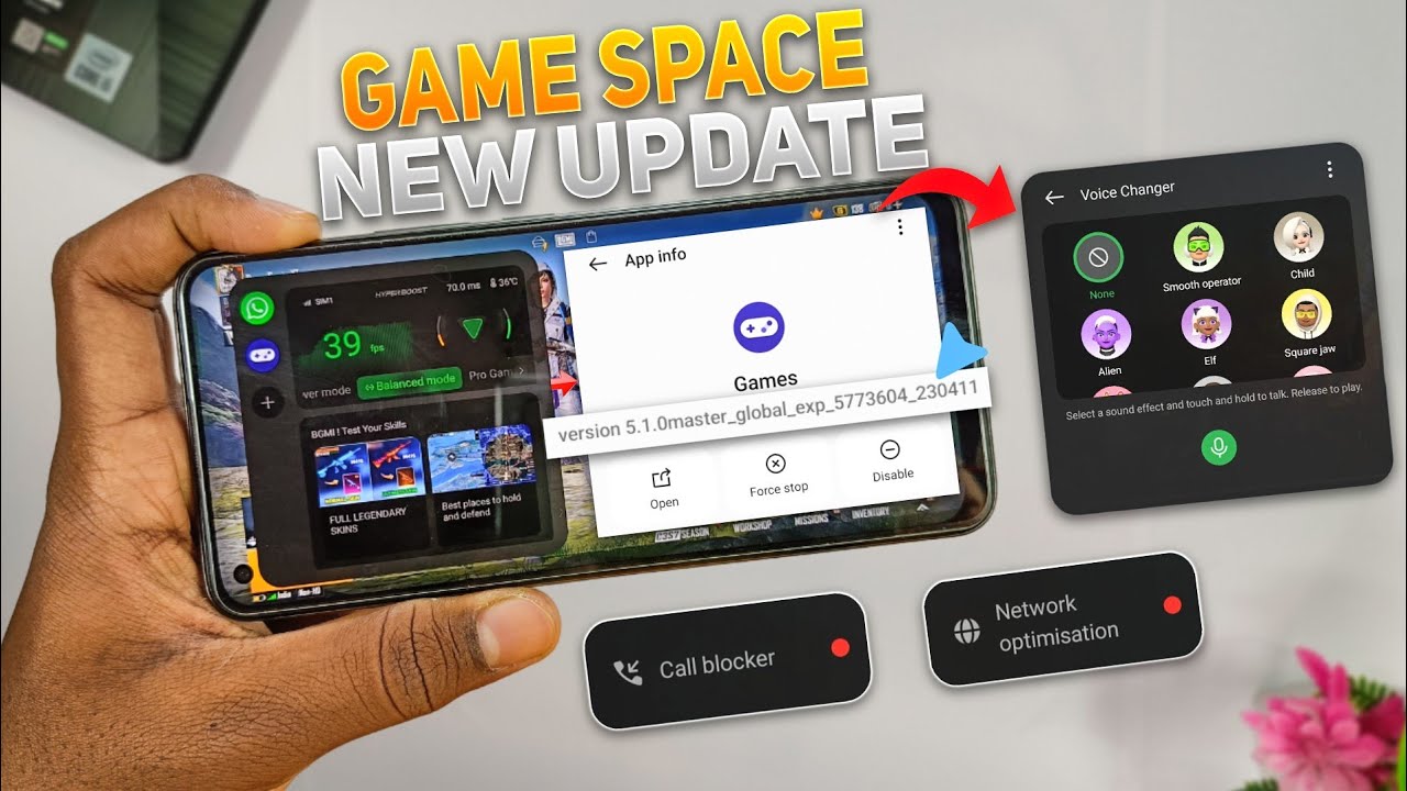 Realme Oppo Oneplus Game Space New Update V5.1 | New Features , FF ...