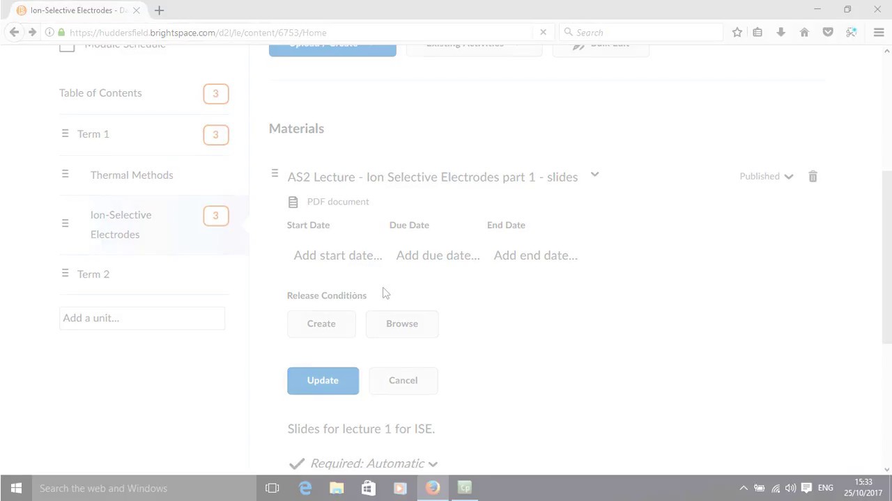 How to manage and edit content in Brightspace - YouTube