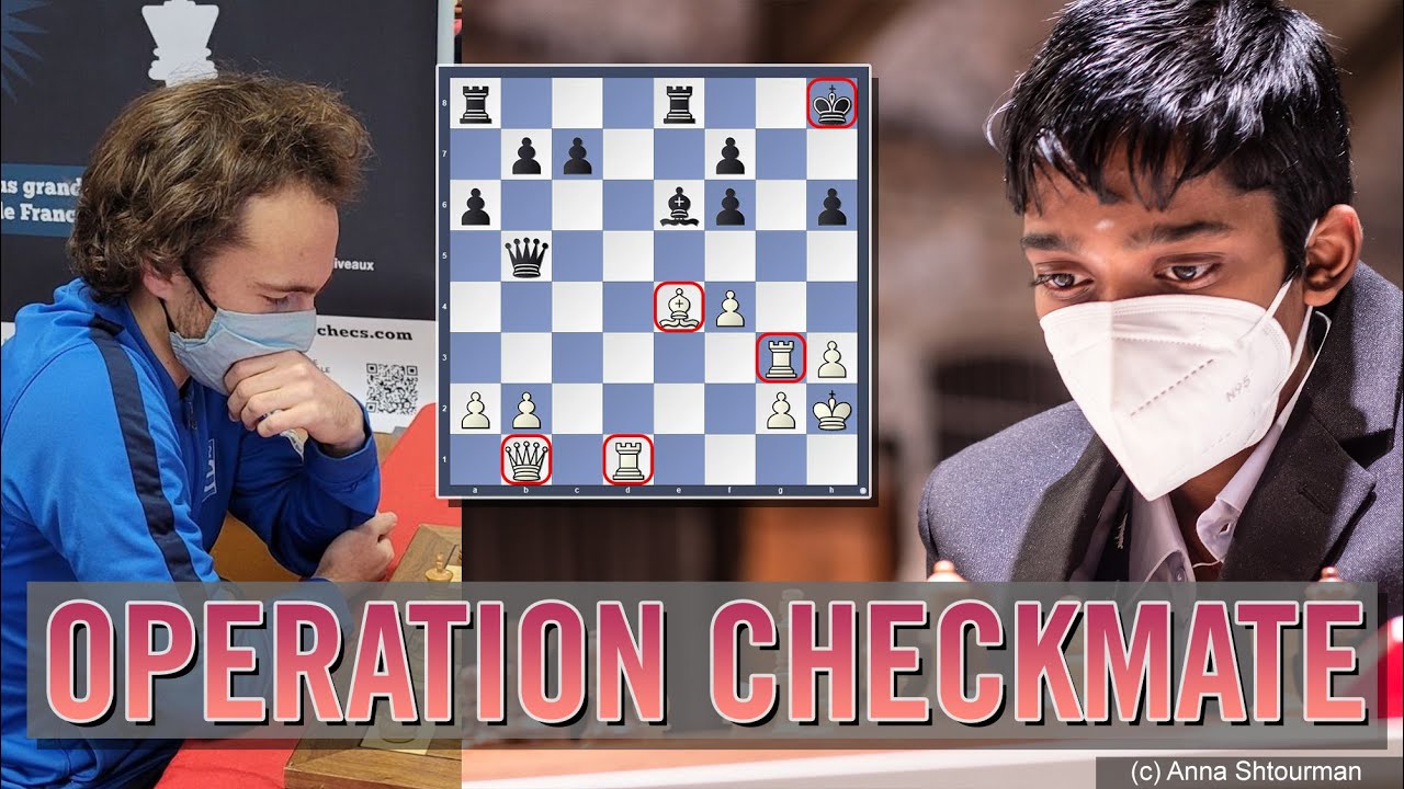 Operation Checkmate | Praggnanandhaa R vs Pierre Laurent-Paoli | Rejkjavik Open 2022 - YouTube