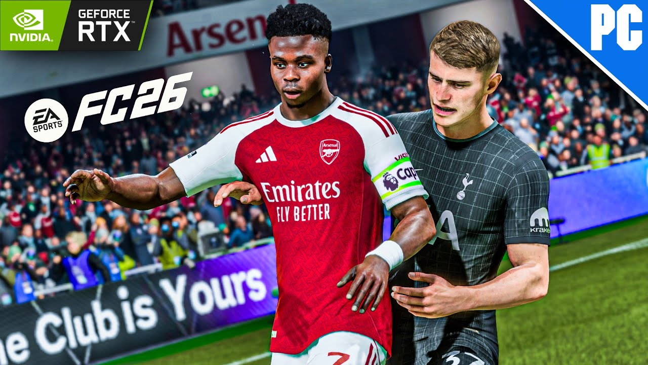 FC 26 - Arsenal vs Spurs | Ft. Gyokeres, Richarlison | Premier League 25/26 Full Match | PC ...