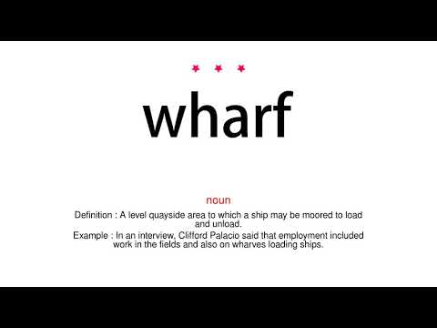 How to pronounce wharf - Vocab Today - YouTube