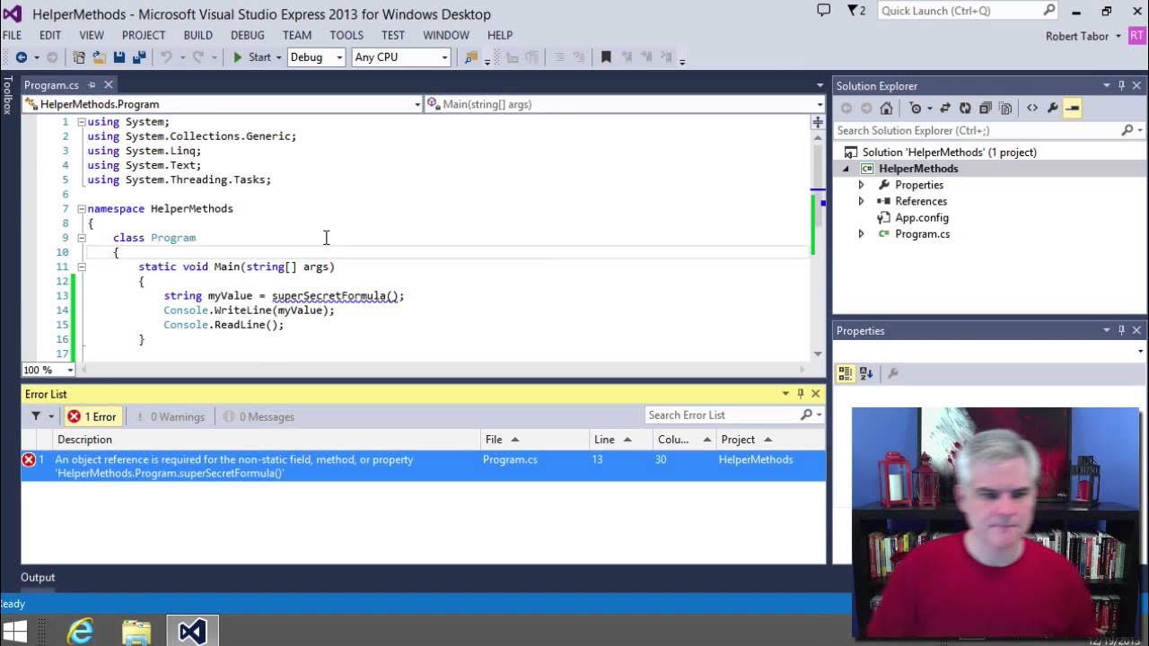 C# 11: Creating and Calling Simple Overloaded Helper Methods in C# - YouTube
