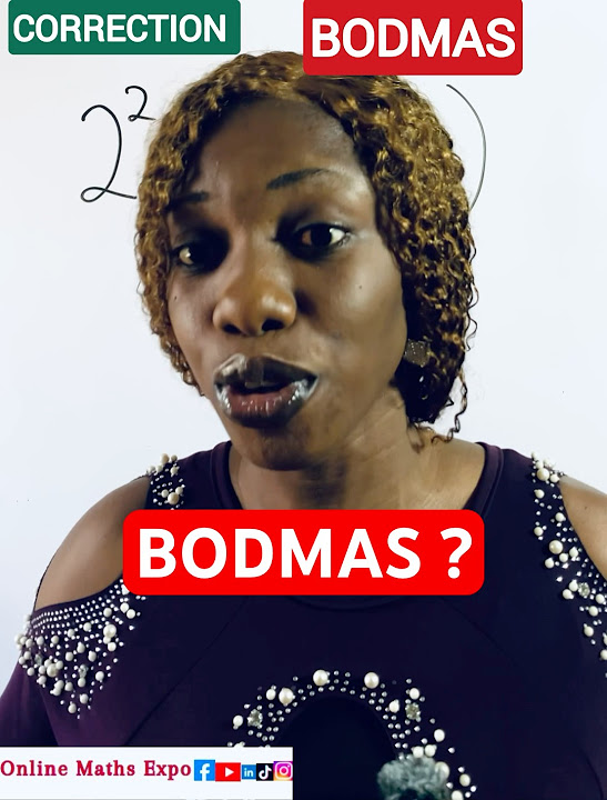 BODMAS- How to apply it #viralmathshorts - YouTube