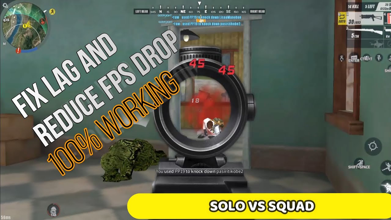 SOLO SQUAD | FIX LAG/ DROP FPS IN ROS 2020 (ROS GAMEPLAY) - YouTube