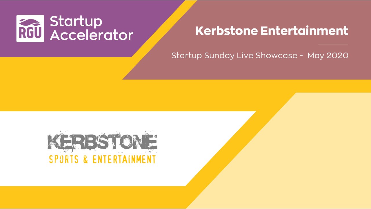 Meet Kerbstone Sport and Entertainment | RGU Startup Accelerator 2020 ...