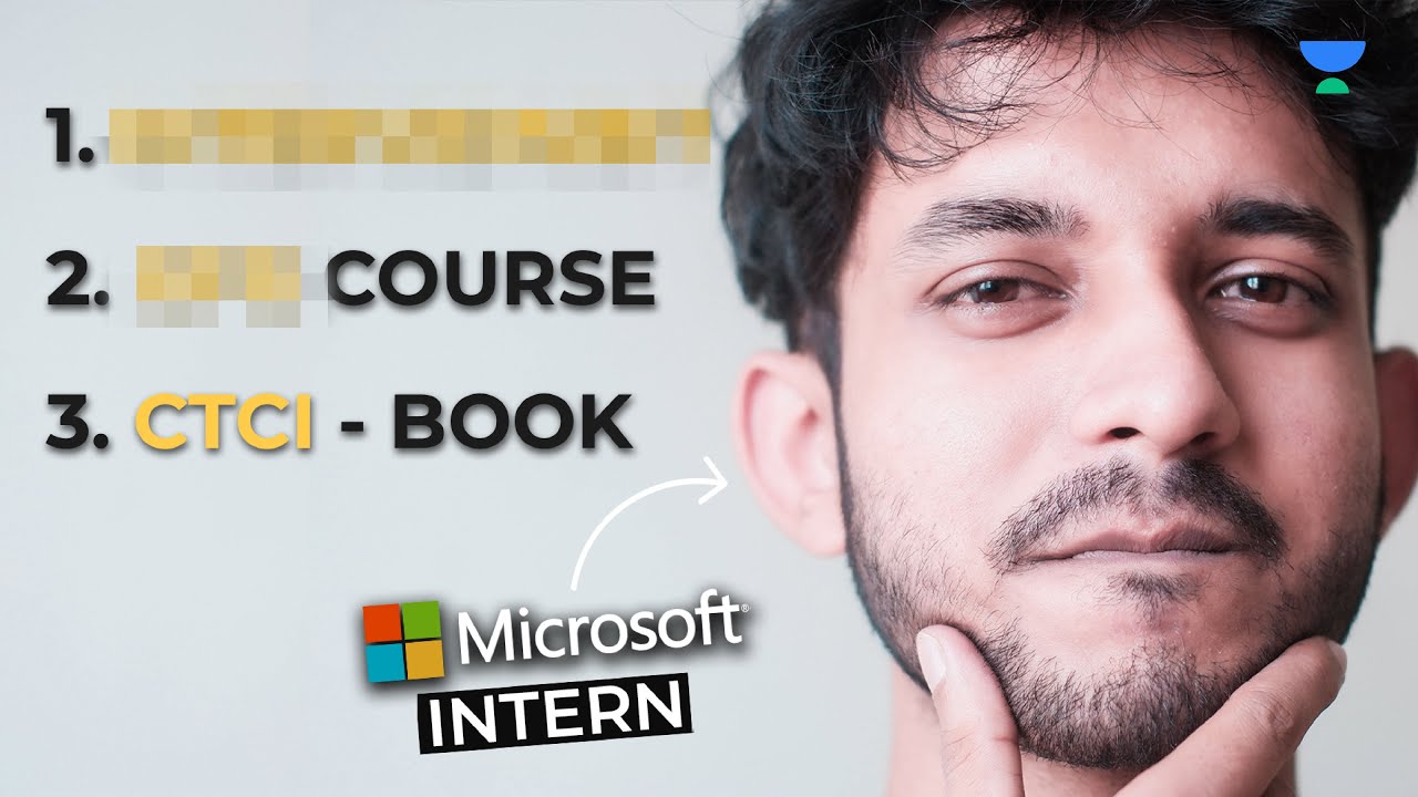 How I got a Microsoft Internship in 3rd Year | Sankho Kun | Unacademy ...