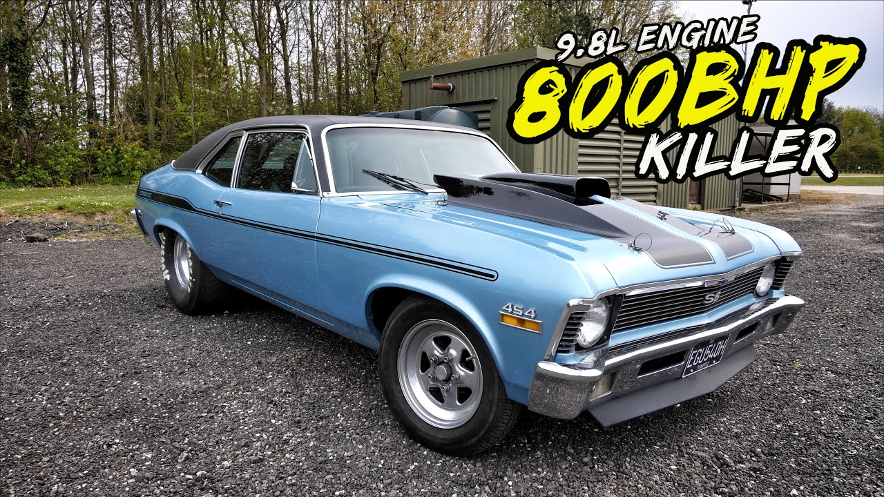 WTF! THIS 9.8L 800BHP CHEVY NOVA *DRAG CAR* IS INSANITY!! - YouTube