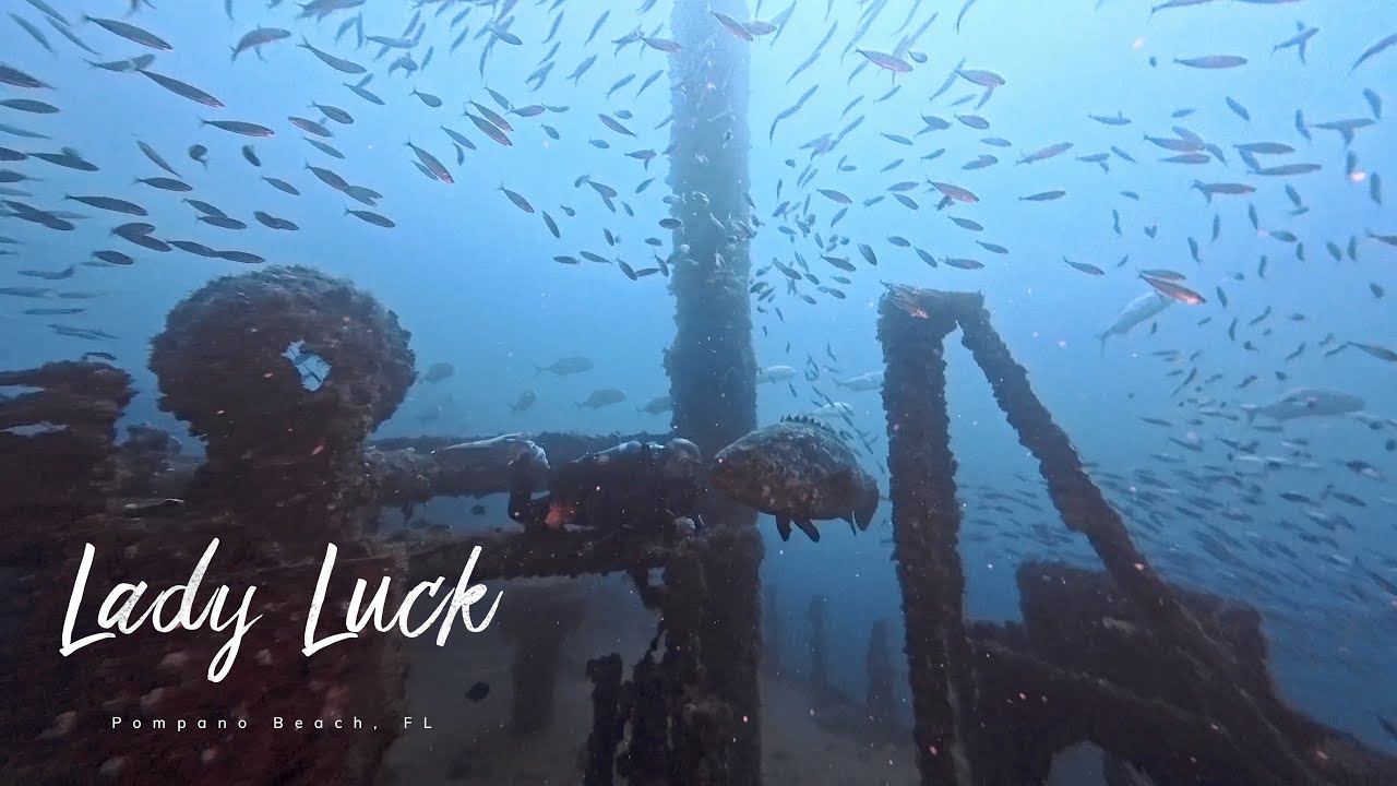 Penetrating the Lady Luck Wreck | Deep Technical Dive Adventure in ...