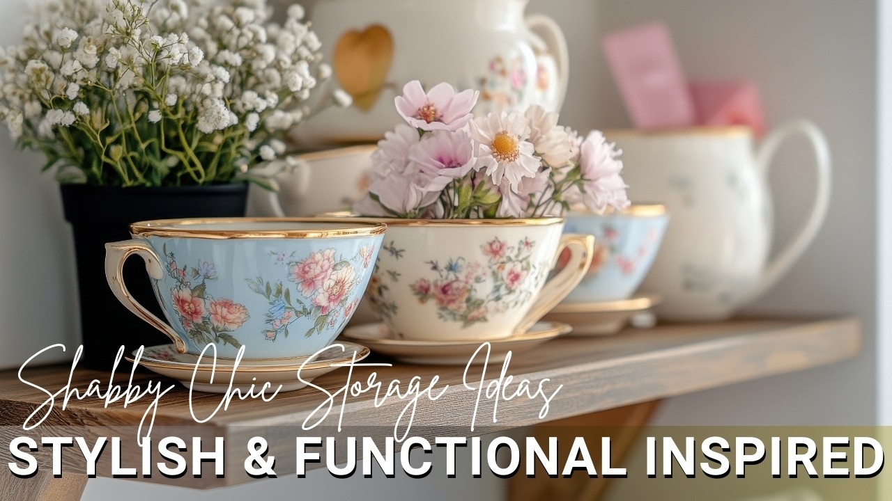 Shabby Chic Storage Ideas: Stylish & Functional Ways to Organize Your ...