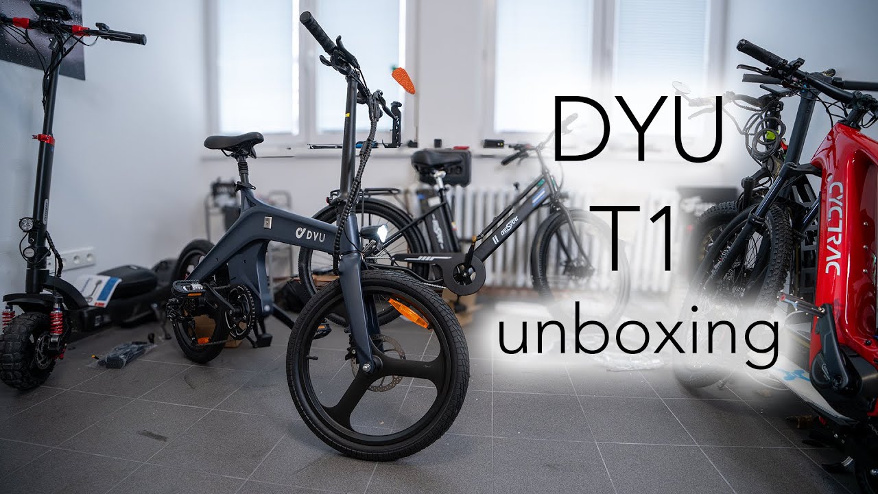 DYU T1 - stylové kolo do města s torque senzorem 🚲. Unboxing 📦 - YouTube