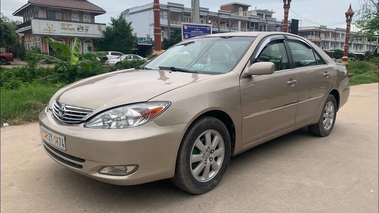 03បាឡែន/Camry XLE 03/សុីន1ជុំទឹកមាស/ស្អាតខ្ចីម្ចាស់ដេីម/$11,800/tel ...