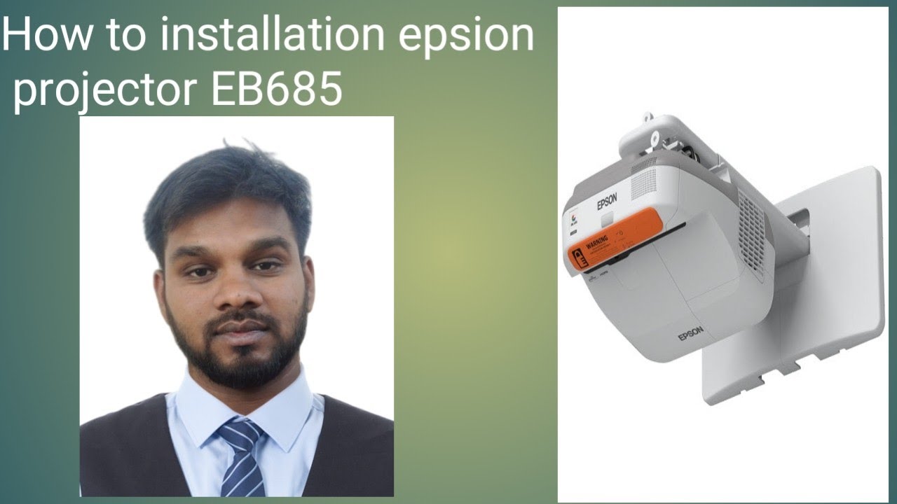 How to installation epsion projector EB685 Epsion projector install kese Kiya Jata h how to ...